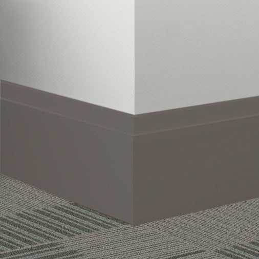 Johnsonite Fudge Rubber Millwork Contoured Wall Base - 4 1/2" X 96" X 3 ...