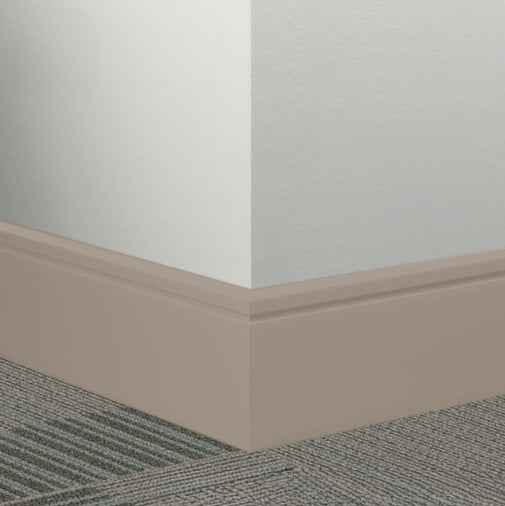 Johnsonite Fawn Rubber Millwork Contoured Wall Base - 6" X 96" X 1/4 ...