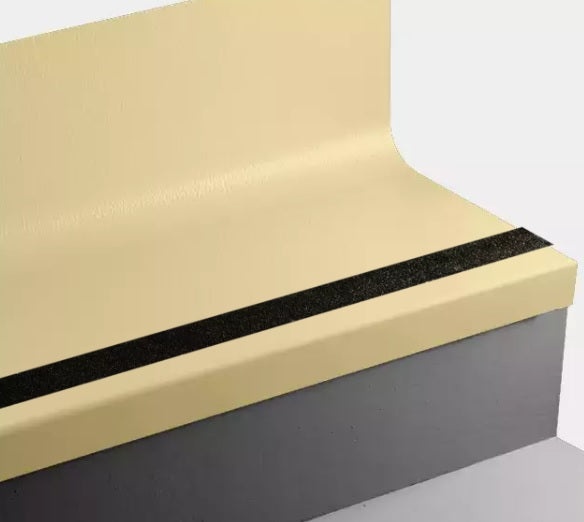Johnsonite Canary Hammered Rubber Moulding / Trim - 19" X 72" Angle Fit ...