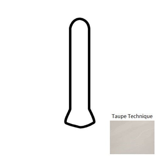 Method Taupe Technique Porcelain Floor & Wall Trim - 1" X 6" Cove Base ...