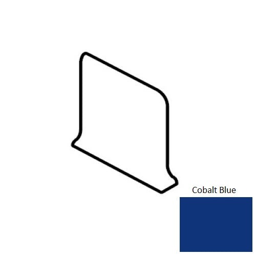 Color Wheel Classic Cobalt Blue Ceramic Wall Trim - 6" X 6" Sanitary ...