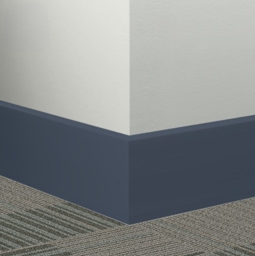 Johnsonite Inkwell Rubber Millwork Contoured Wall Base - 6" X 96" X 3/8 ...
