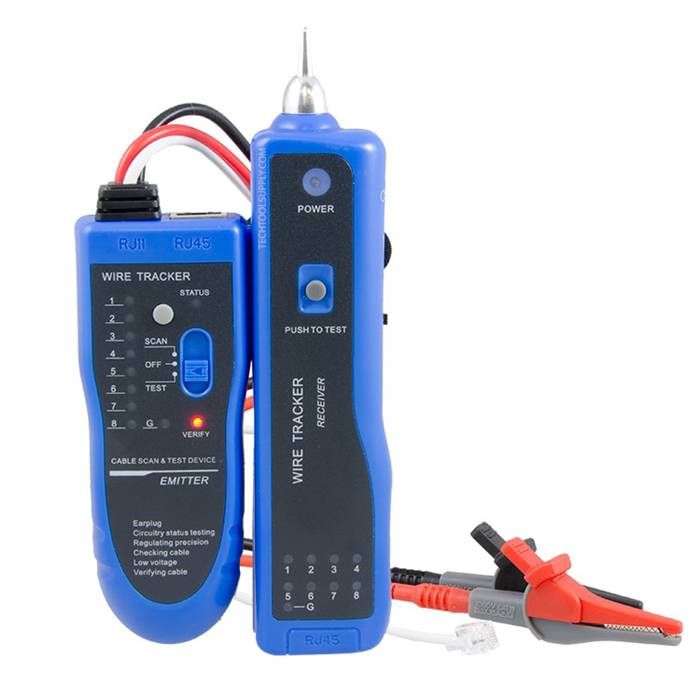 Buy Network Wire Toner Tracker & Tester with Rugged Leads Online