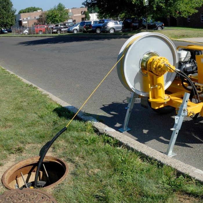 Gmp 70609 Sidewinder 42In Capstan Fiber Pulling Trailer