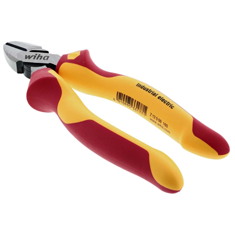Wiha Insulated Industrial Diagonal Cutters – 6.3″ Overall Length