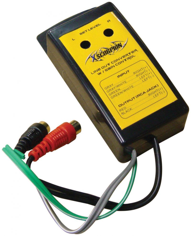 Buy Xscorpion 2 Channel High/Low Line-Out Adapter Online