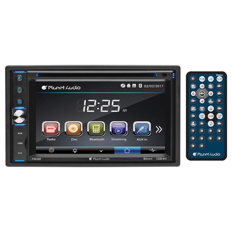 Planet Audio 6.2″ Ddin Touchscreen Dvd Fixed Face Receiver with ...