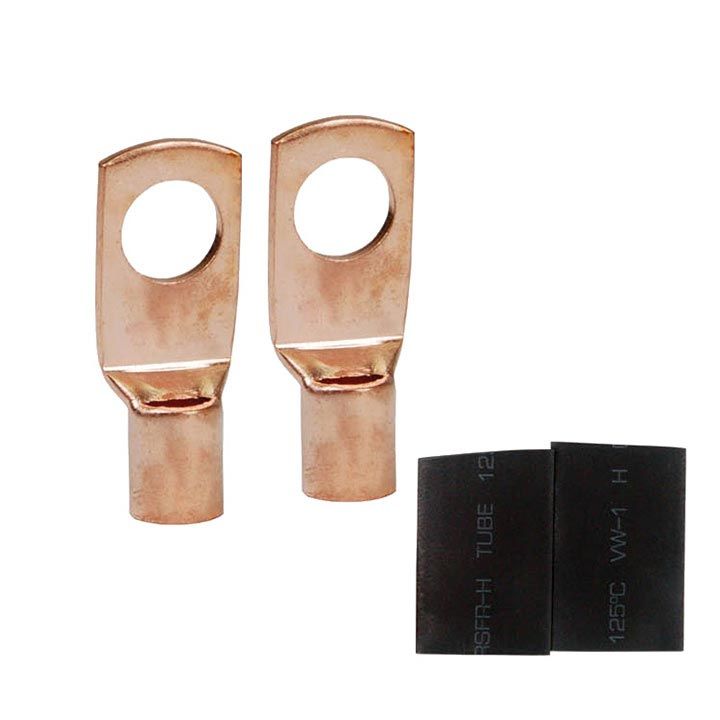 Buy Nippon Copper Ring Terminal 4Ga. #5/16 Black (Pair) Online