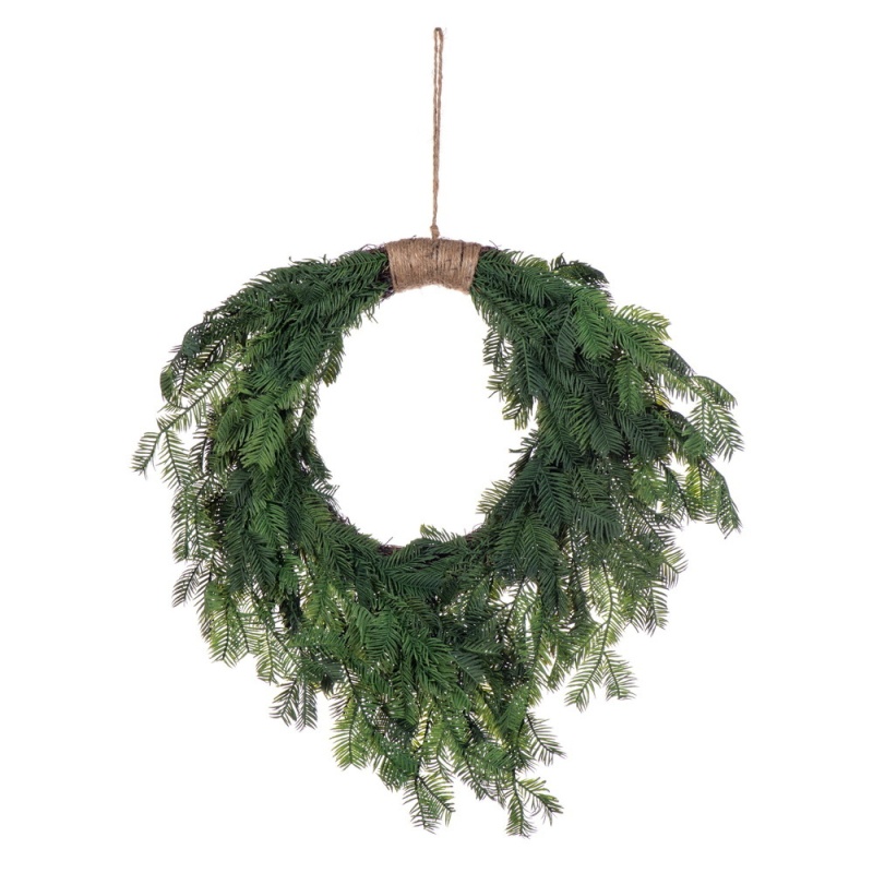 28" Green Douglas Fir Wreath