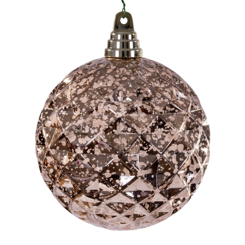 Buy 4.75" Rose Gold Diamond Mercury Ornament Online