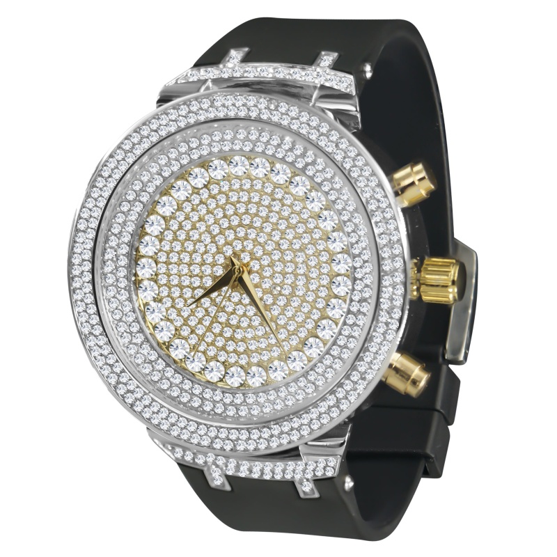 Buy Online: Icemaster-Bling-Leatherband Ice Master Watch, Japanese ...