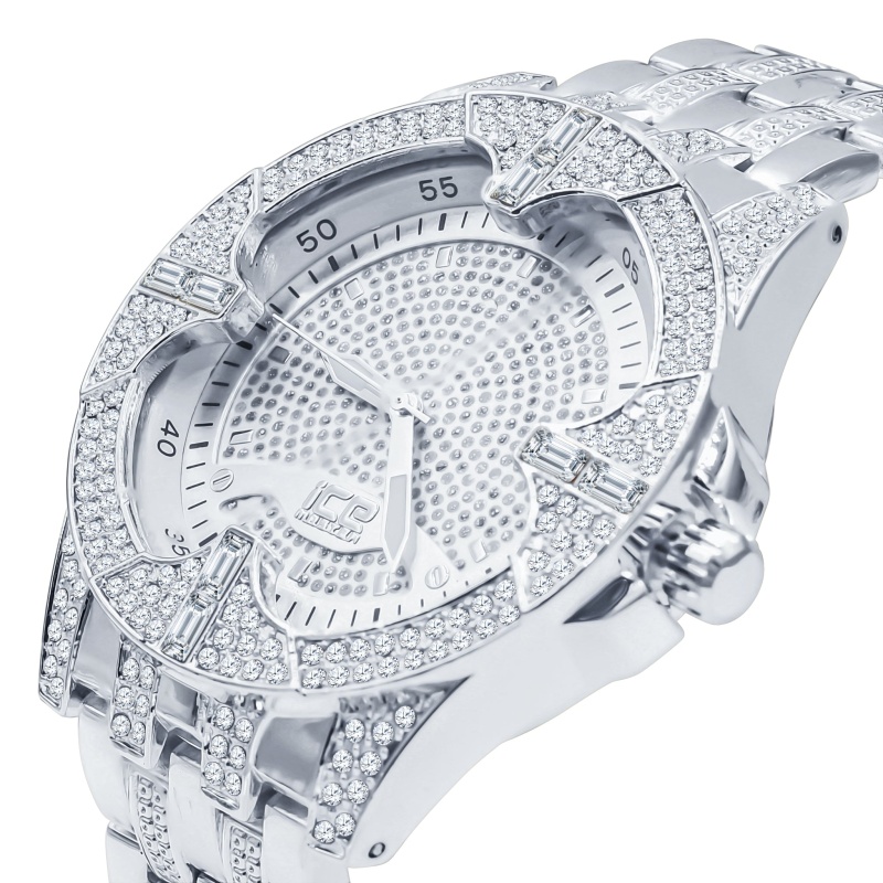 Buy Solitude Fully Ice Master Watch Online - Sparkling Rhinestone ...