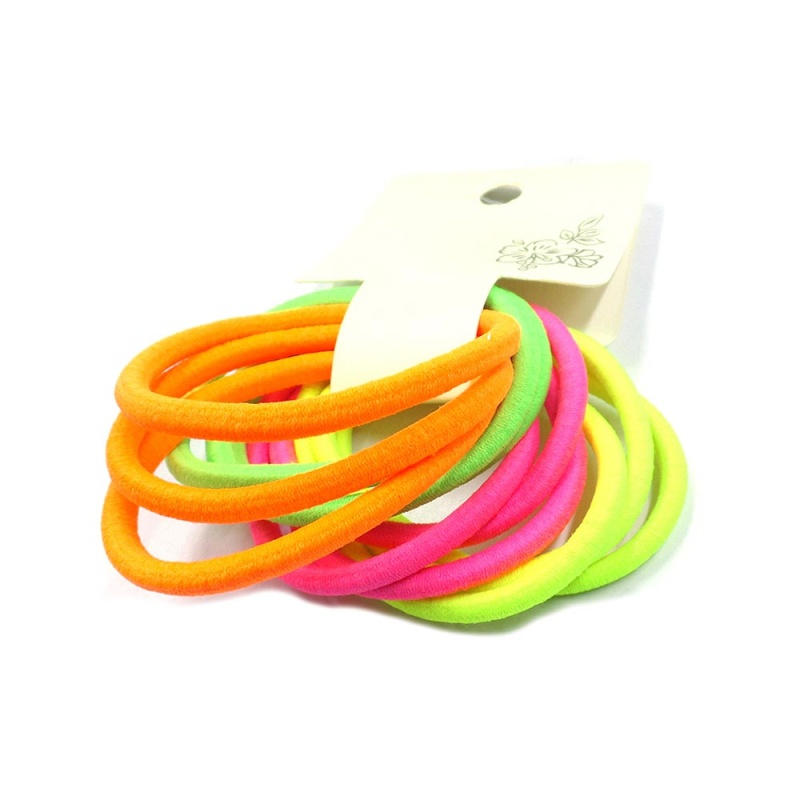 12 Set Of 12 - Basic Ponytail Hair Bands