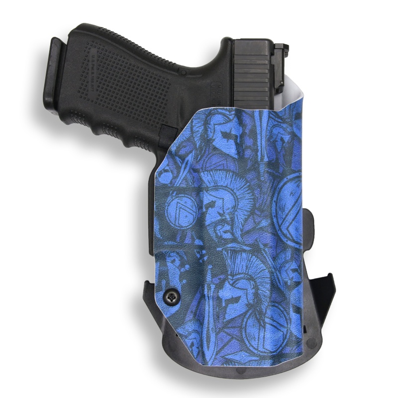 Smith & Wesson M&P 9 Shield Ez With Olight Pl-Mini 2 Valkyrie Owb Holster