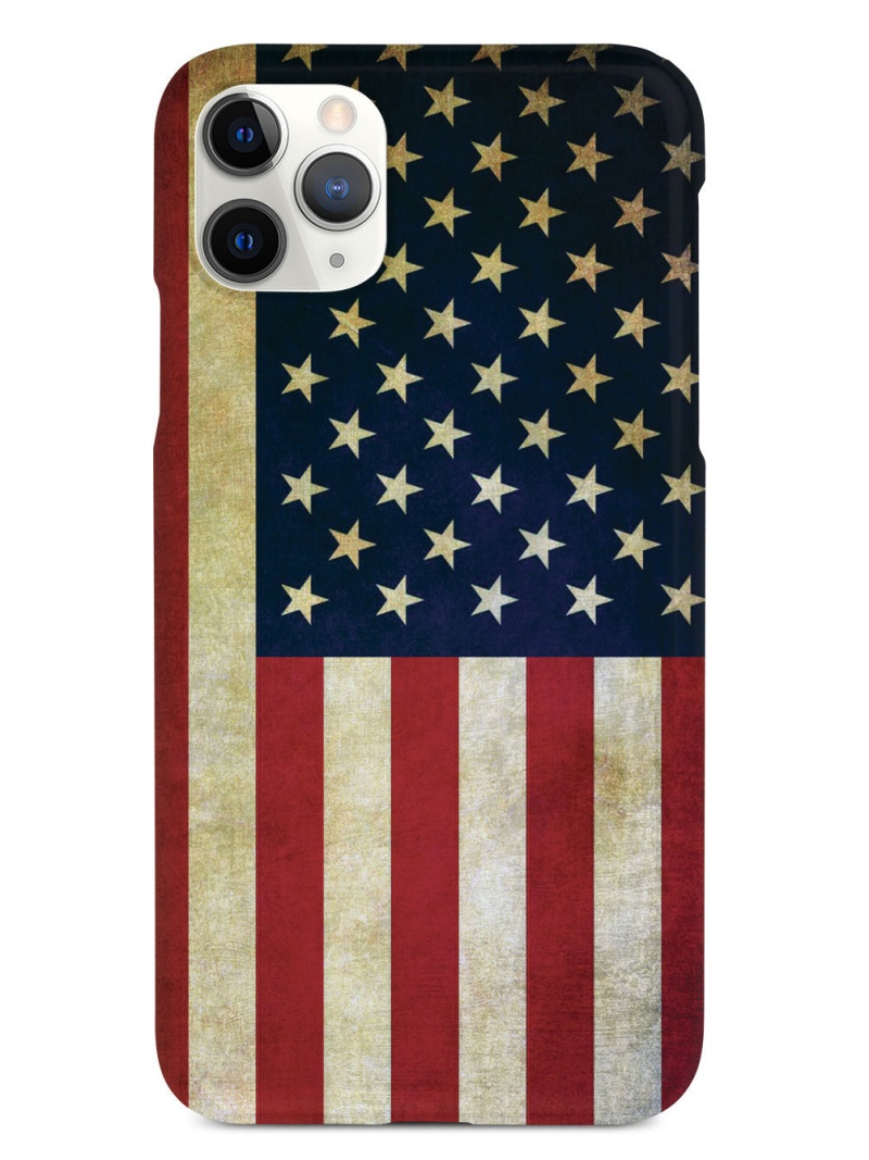 Vintage American Flag Downward Case