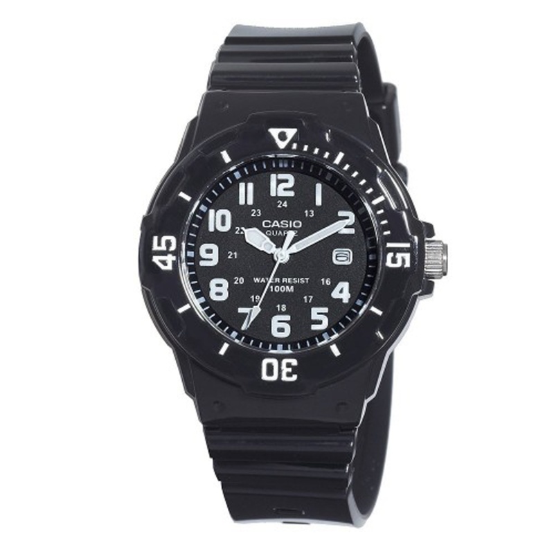 Buy Casio Women's Classic Analog Japanese Quartz Black Resin Watch Online
