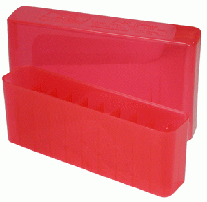 Mtm Ammo Box Large Rifle 20-Rounds Slip Top Style